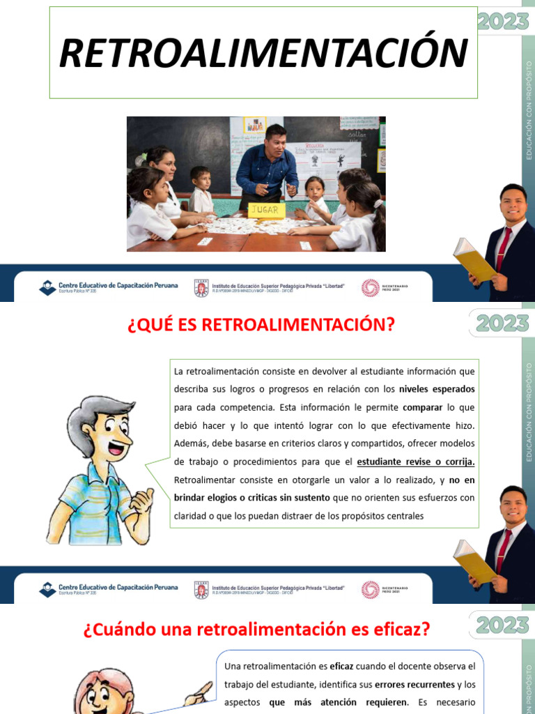 Claves para una Retroalimentación Efectiva | PDF | Probabilidad ...