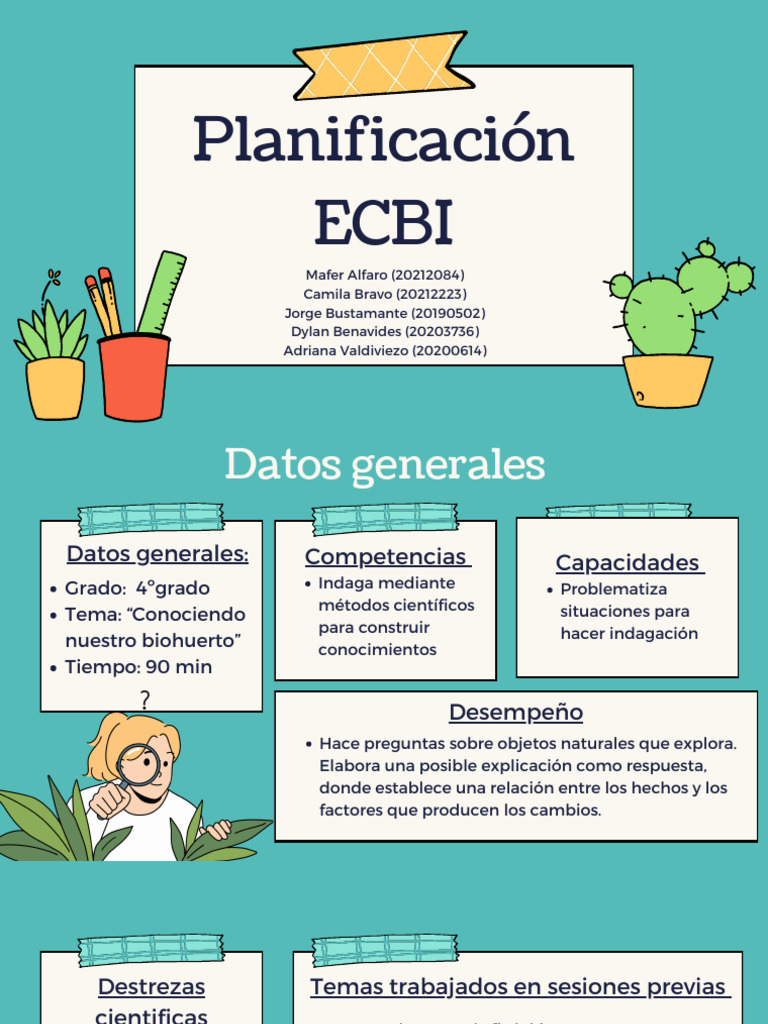 Planificación ECBI | PDF | Plantas | Sicología