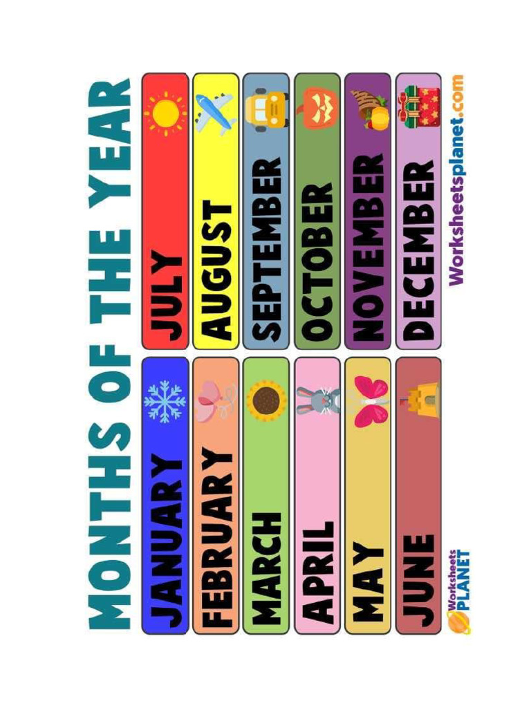 Meses Del Año | PDF