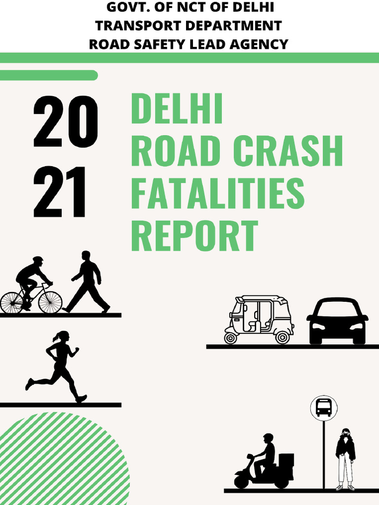 Delhi Road Crash Fatality Report 2020 | PDF | Traffic Collision | Road ...