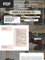 Modelo Informe de Gestión 2025 | PDF