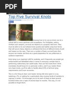 10 Essential Knots Everyone Should Know | PDF | Knot | Scoutcraft