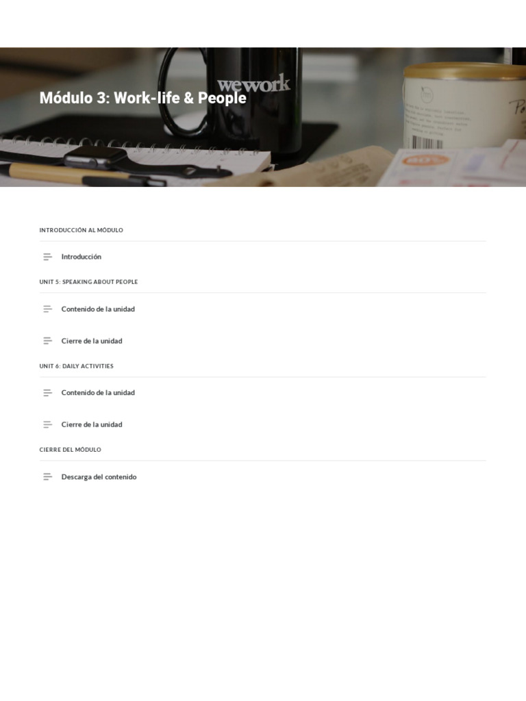 Modulo 3 Work Life People | Download Free PDF | Human Communication | Linguistics