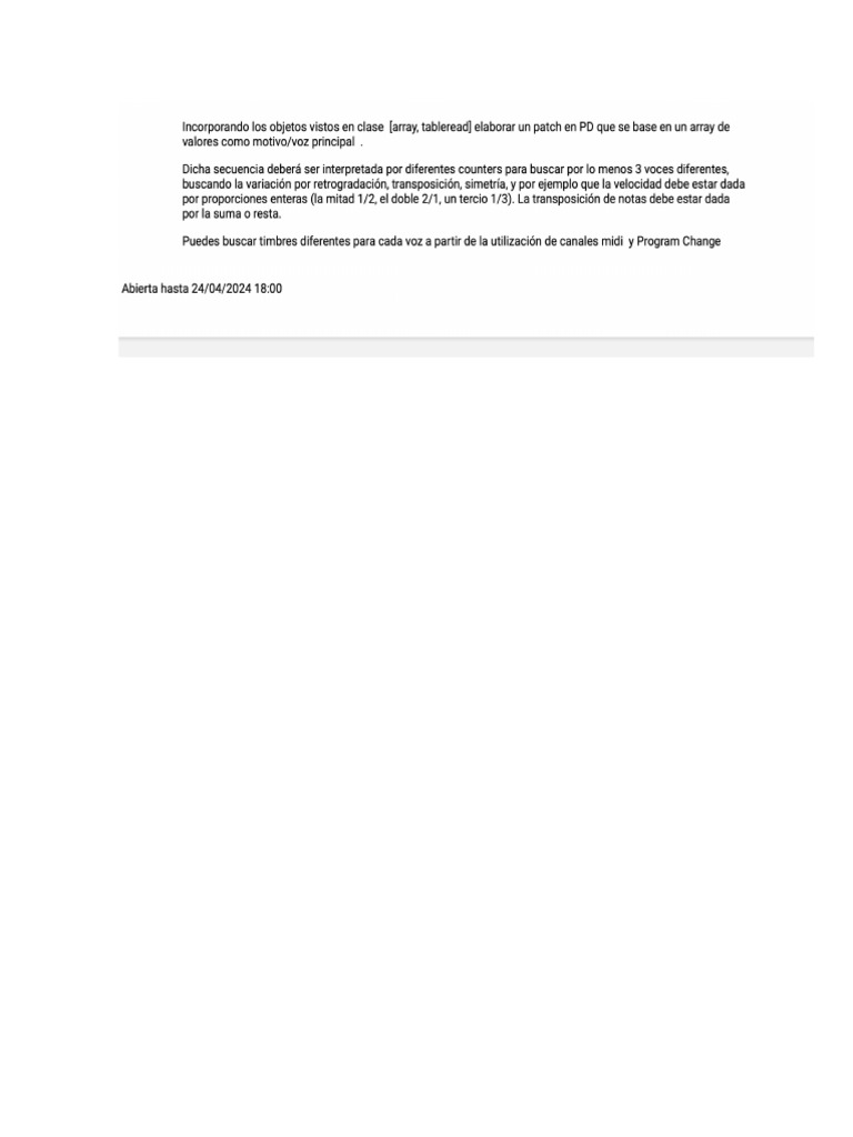 TP 3 Pure Data | PDF