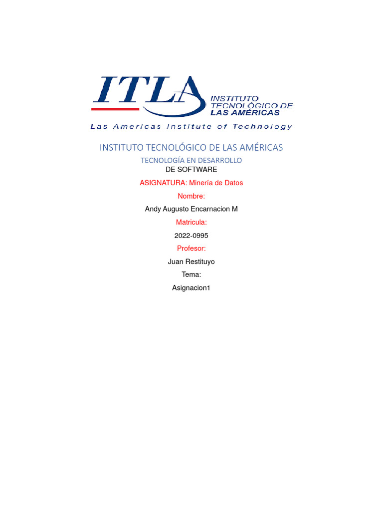 Asignacion Restituyo | PDF