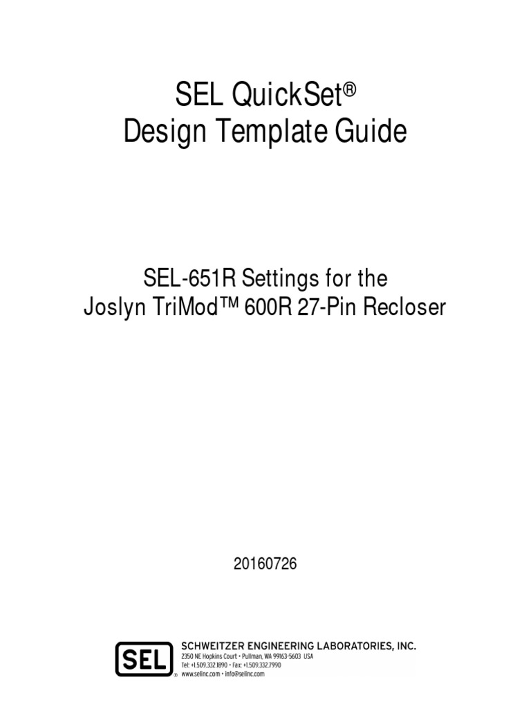 651R-2 DTG-Joslyn 20160726 | PDF | Electric Power | Electrical Engineering