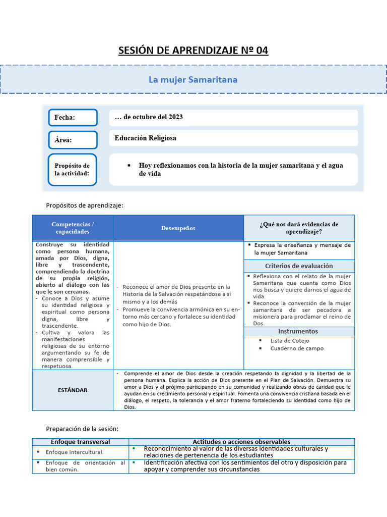 5 Eda8 Sem4 S4 Er-Sesion | PDF | Samaria | Samaritanos
