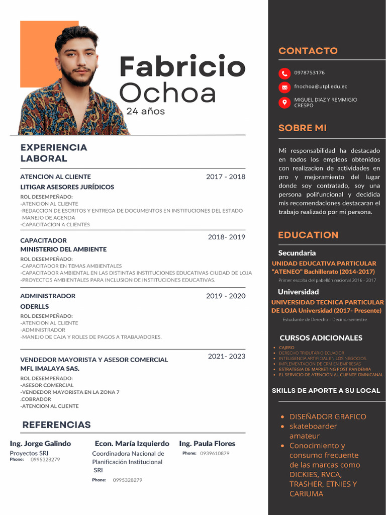 CV Fabricio Ochoa | PDF