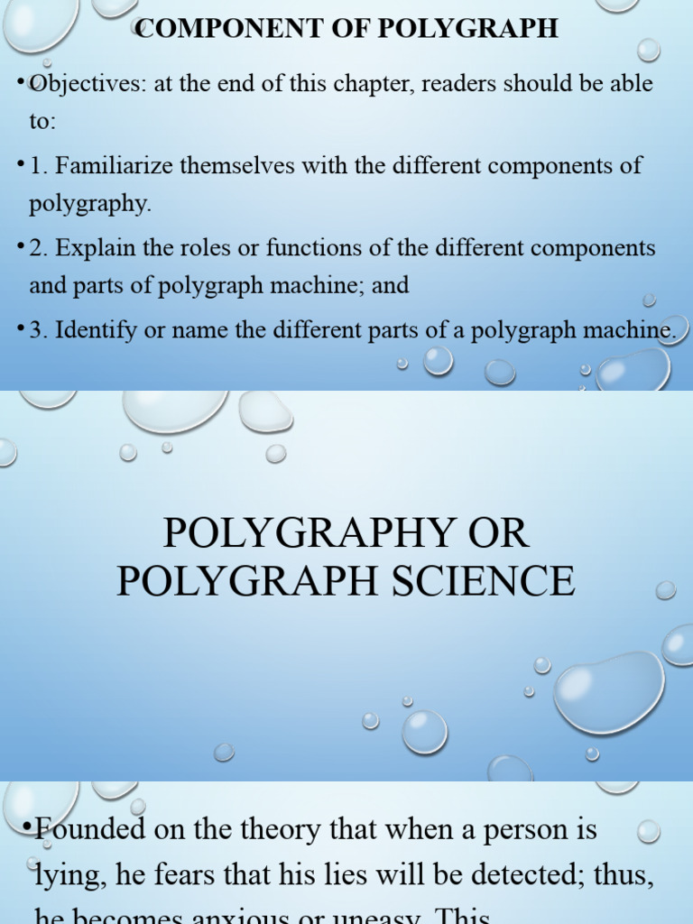 Understanding Polygraph Components | PDF | Polygraph | Breathing