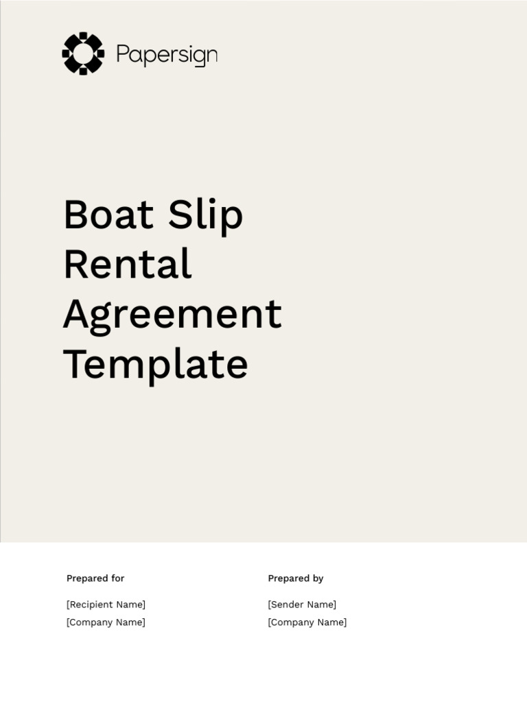 Boat Slip Rental Agreement Template | PDF | Indemnity | Mediation