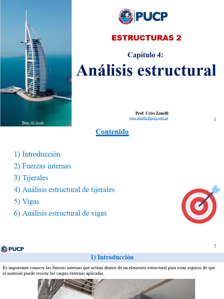 C5 - CAP4 - Análisis Estructural - v1 | PDF | Braguero | Viga (Estructura)