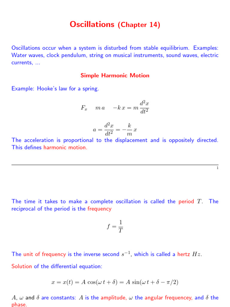 Oscilators | PDF | Oscillation | Damping