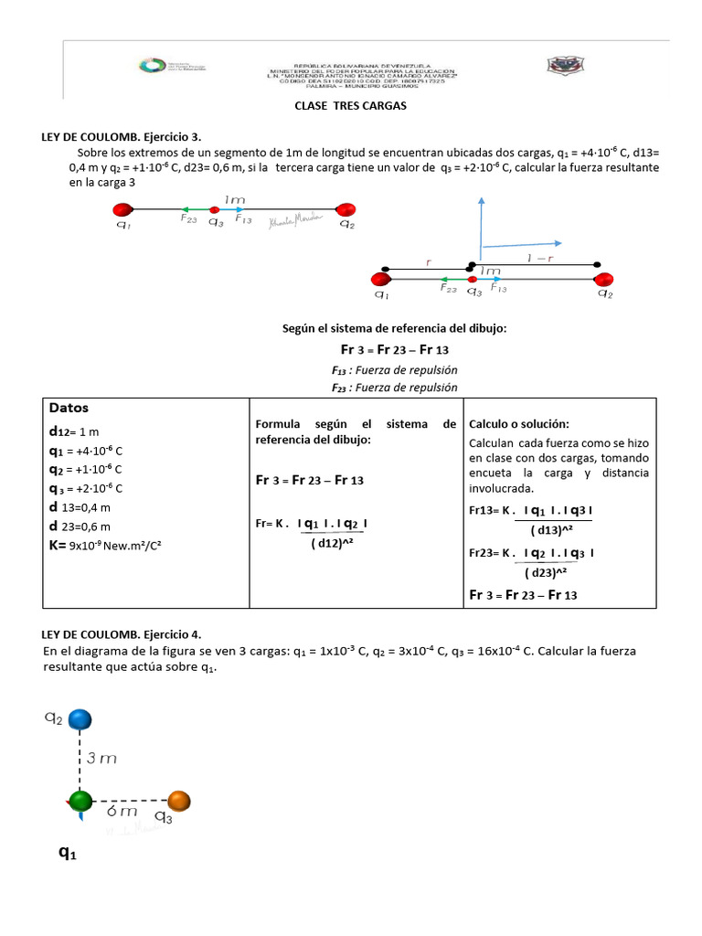 CLASE Y EJERCICIOS 5AÑO FISICA. Prof. Daysi Valero | Descargar gratis ...