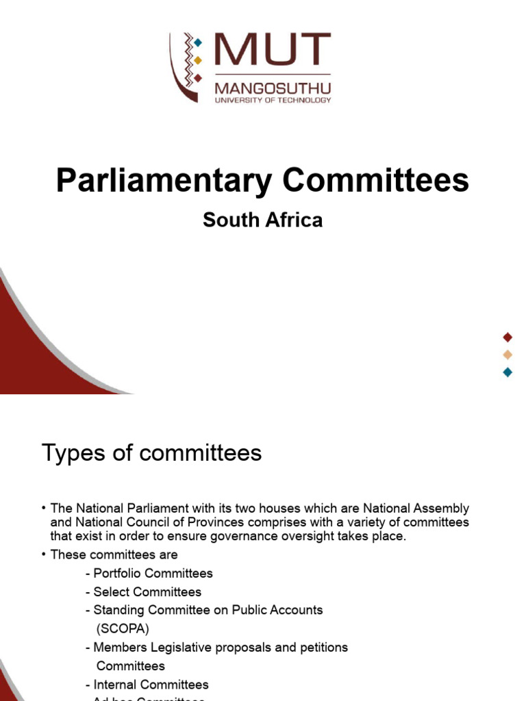 Parliamentary Committees | PDF | Committee | Bill (Law)