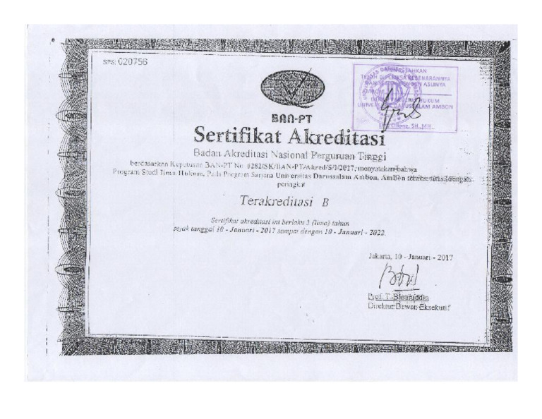akreditasi program studi | PDF
