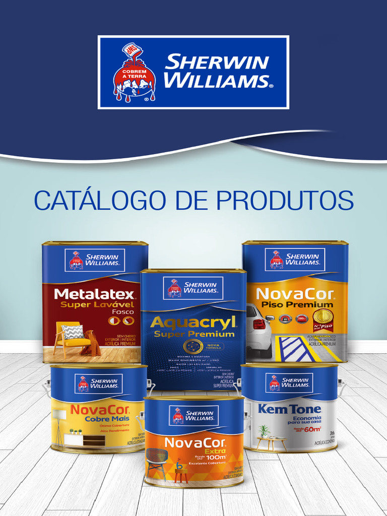 SW - Catálogo de Produtos - Set2020 | PDF | Tinta | Tinta acrílica