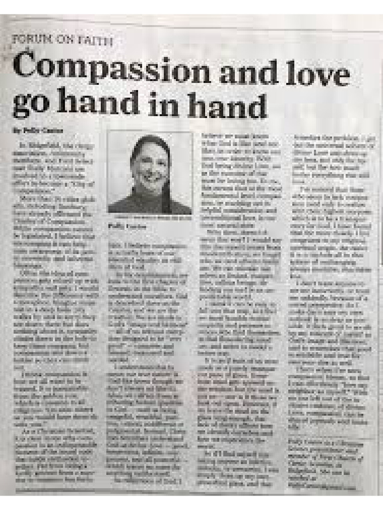 Compasion and Love Go Hand in Hand | PDF