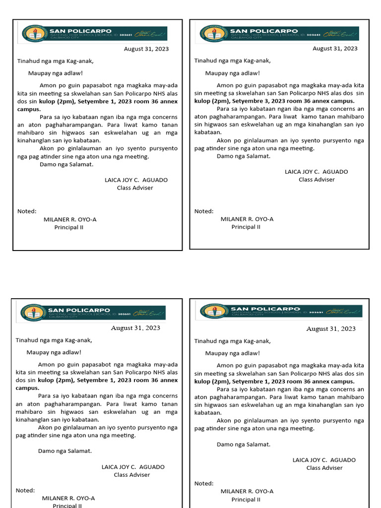 First Pta Meeting Pdf