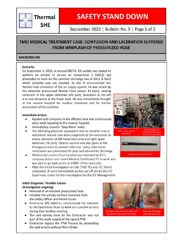 Safety Stand Down - MTC at TMO | PDF