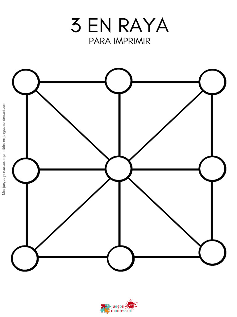 3 en Raya Imprimible | PDF