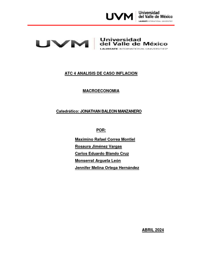 Act4 MRCM | PDF | Inflación | Dinero