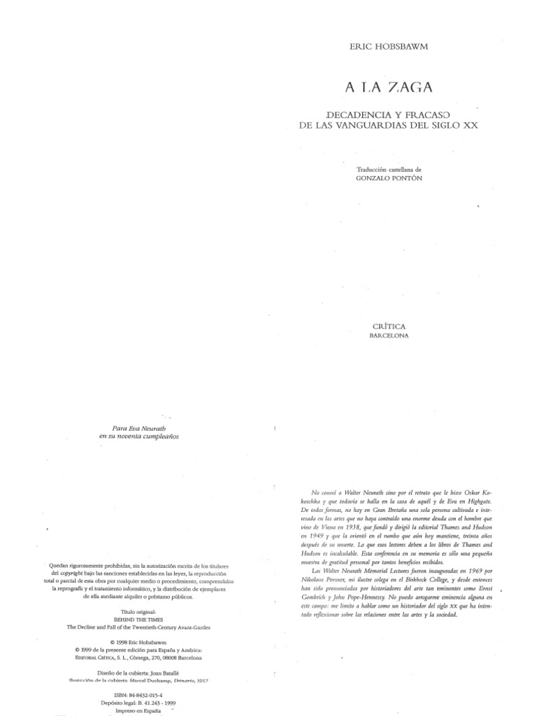 TEXTO H2 - A La Zaga - PARA EL 24.04 | PDF