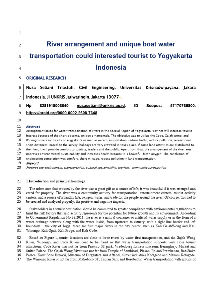 River Arrangement TNR 10 Hijaut 15 ApeHUNGGARIA | PDF | Tourism | Transport
