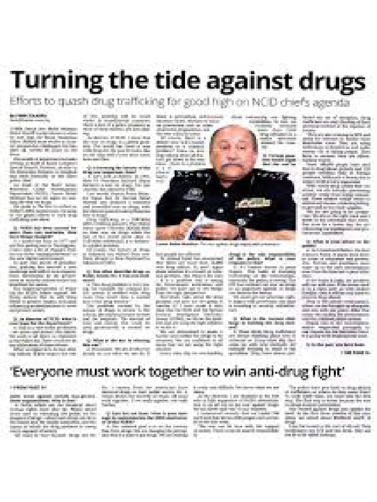 Turning The Tide Against Drugs | PDF