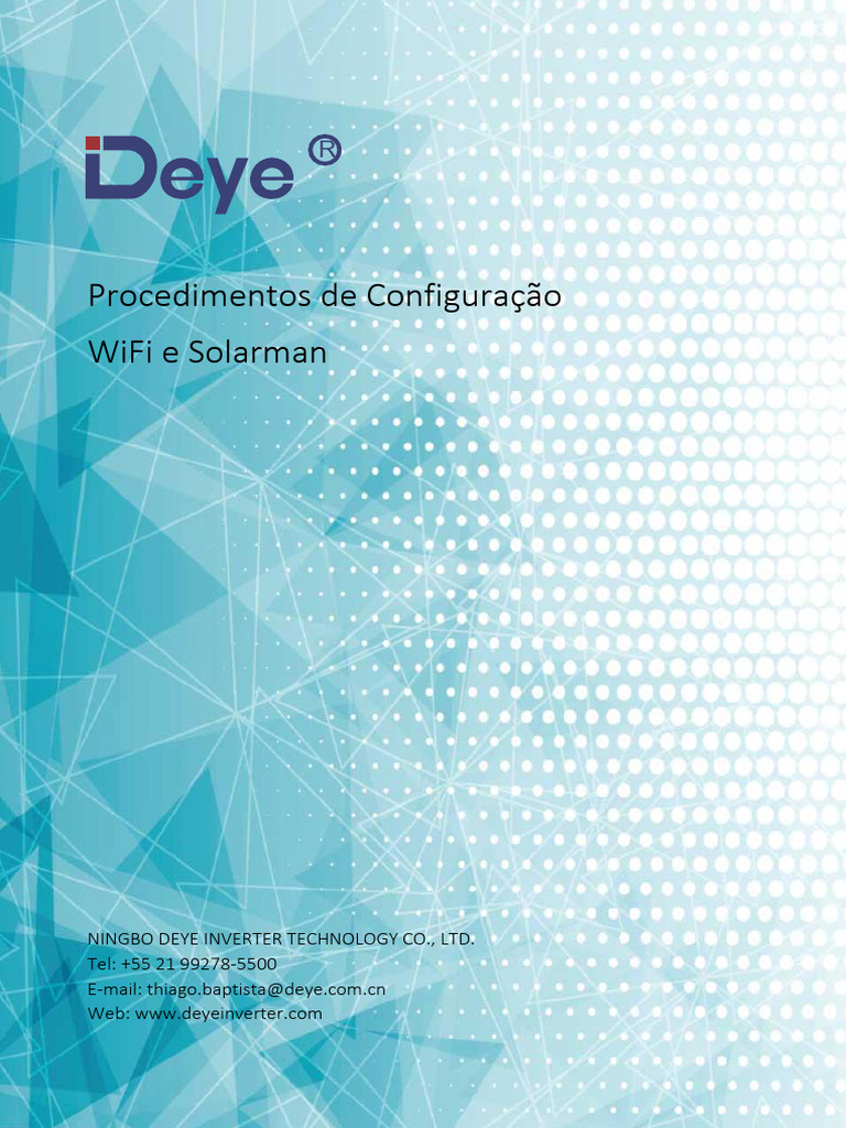 Deye Procedimentos de Configuracao - REV01 | PDF | Internet | Rede de ...