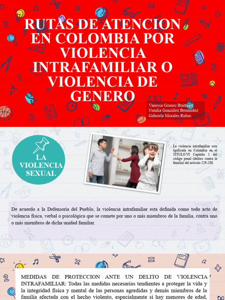 Rutas de Atención por Violencia Intrafamiliar | PDF | Violencia ...