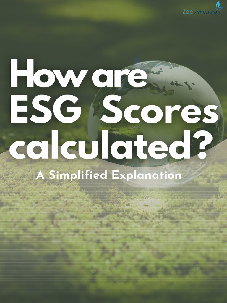 How are ESG Scores calculated | PDF