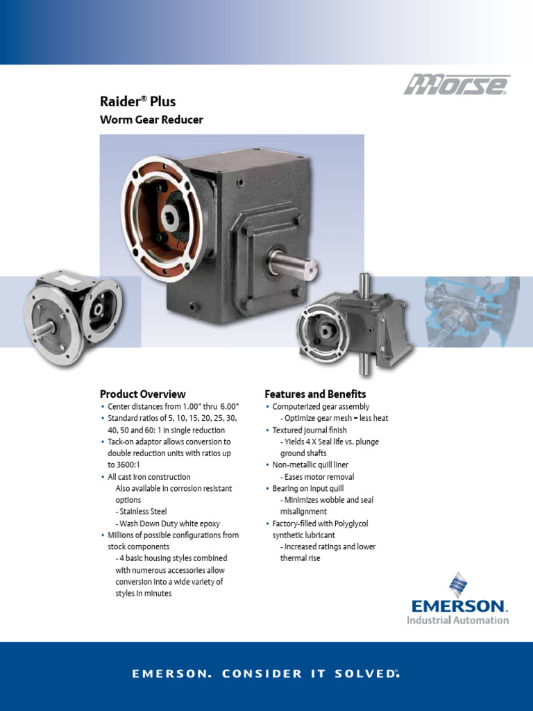 Brochure Raider | Download Free PDF | Gear | Bearing (Mechanical)