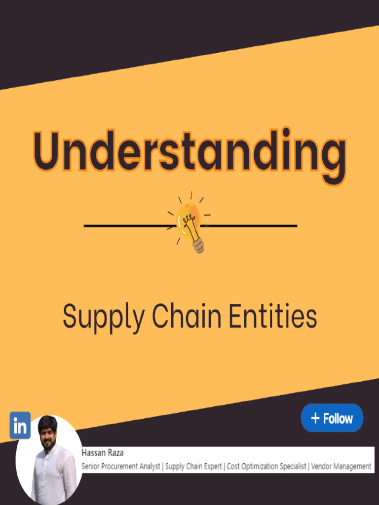 Supply Chain Entities | PDF