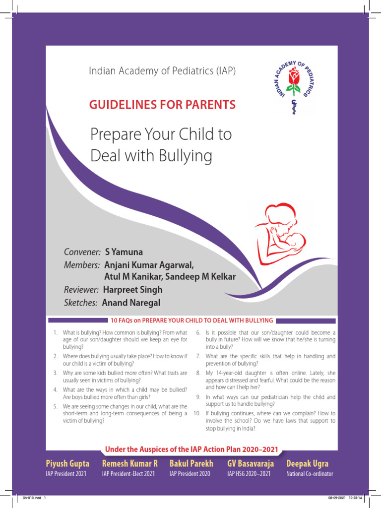 Bullying: A Guide for Parents | PDF | Bullying | Anxiety