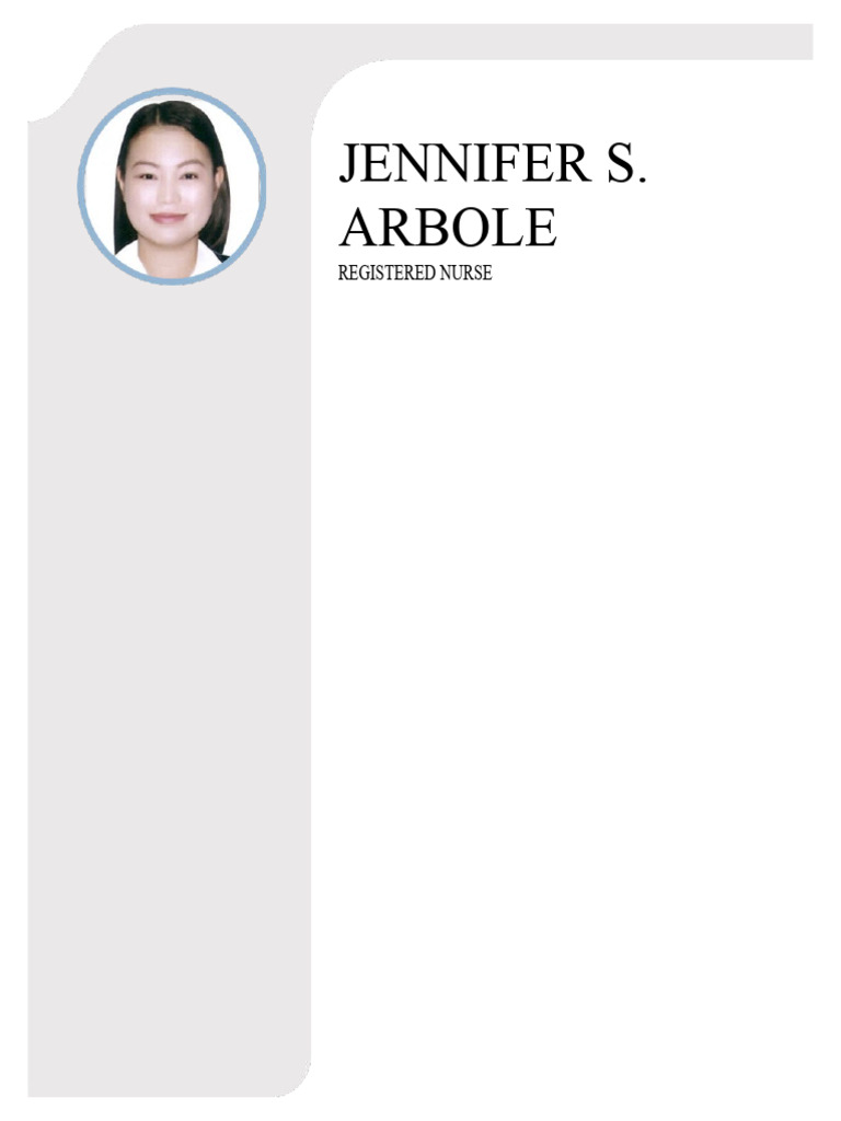 JEN CV 2023 | PDF | Nursing | Patient