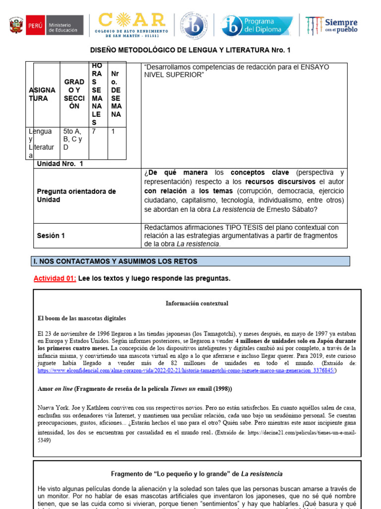 DMpA 1 5to | PDF | Autor