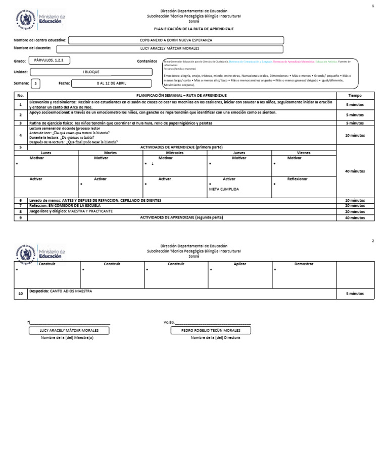 Ruta De Aprendizaje Opcion 2 Pdf Cognición Aprendizaje