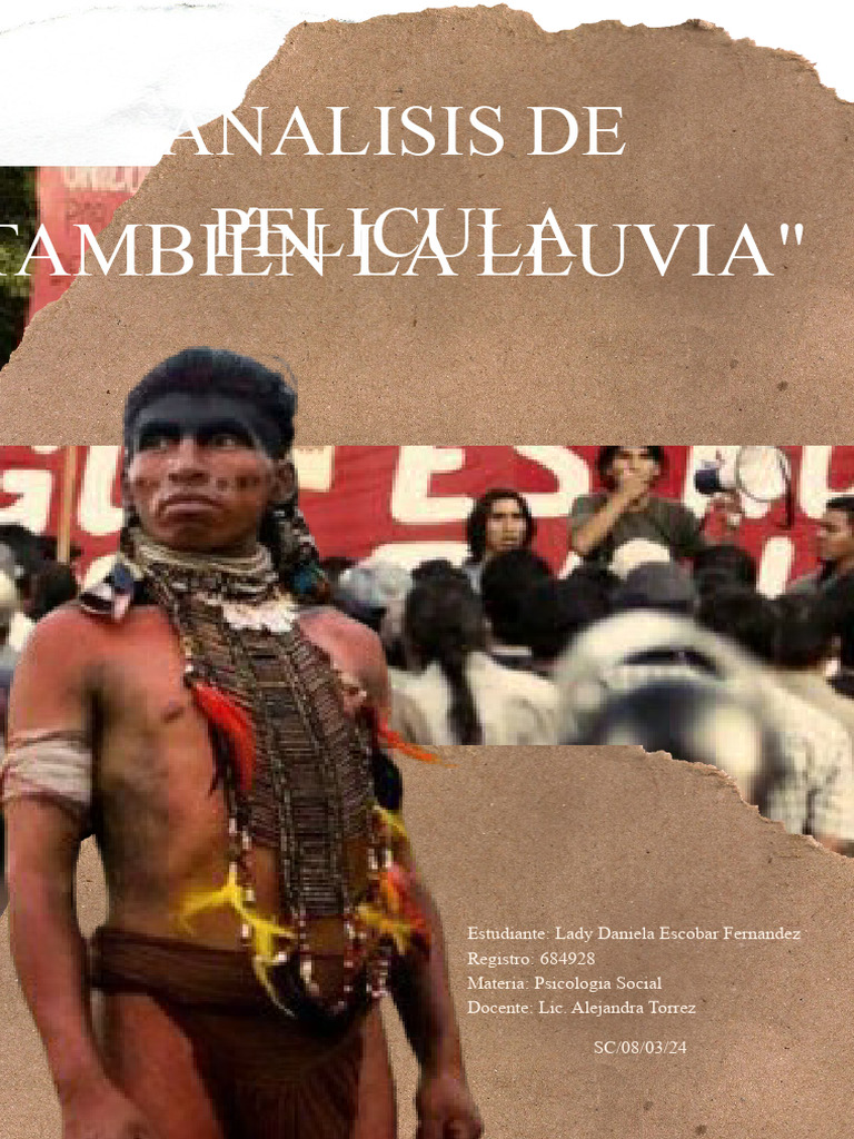 Analisis pelicula tambien la lluvia | PDF | Estereotipos | Bolivia