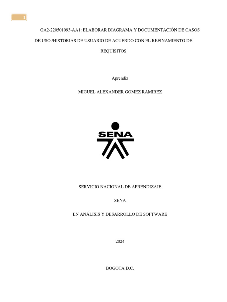 Elaborar Diagrama y Documentación de Casos de Uso | PDF | Software | Caso de uso