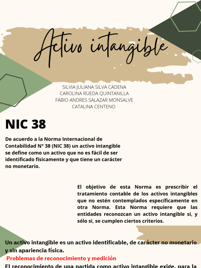 Activo intangible | PDF | Activo intangible | Contabilidad