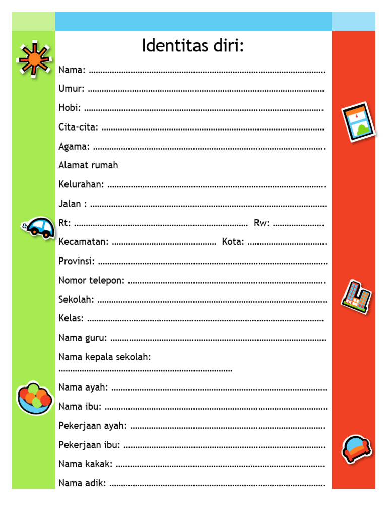 Bina Diri Identitas Diri | PDF | Noun | Adverb