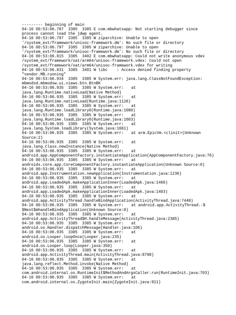 Logcat | PDF | Android (Operating System) | Java (Programming Language)