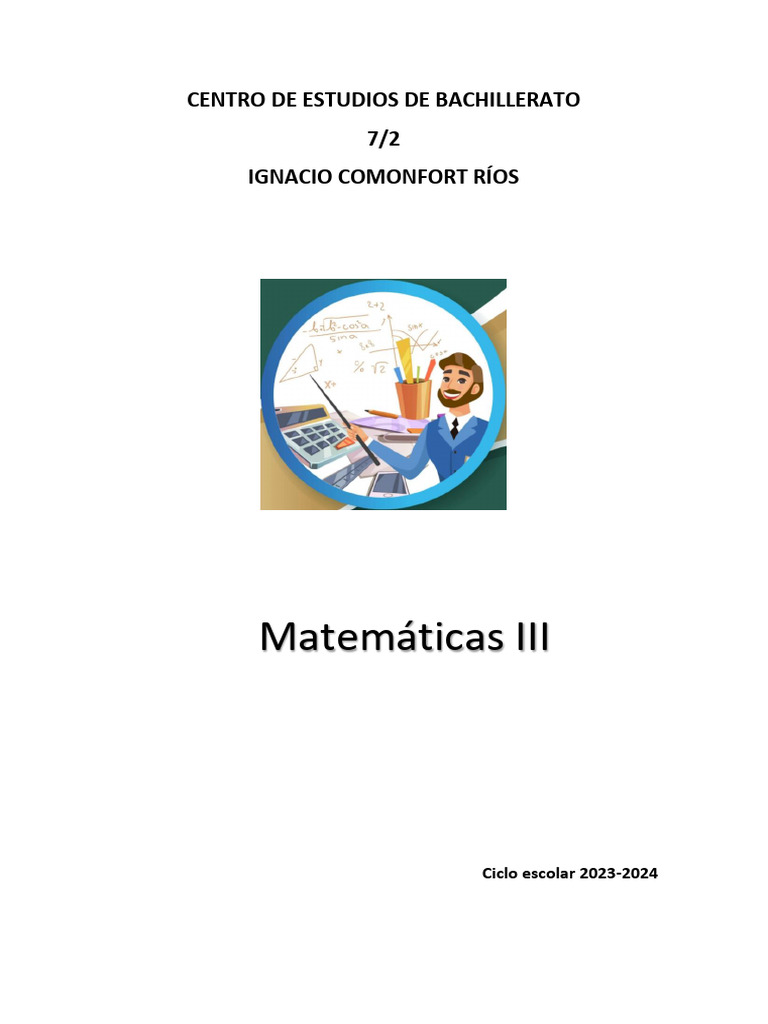 Guía de Matemáticas Iii | PDF | Números | Número Real