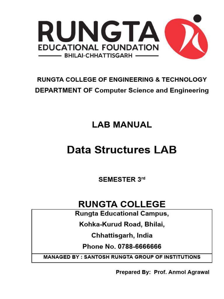 Dsa Lab Manual | PDF | Queue (Abstract Data Type) | Computing
