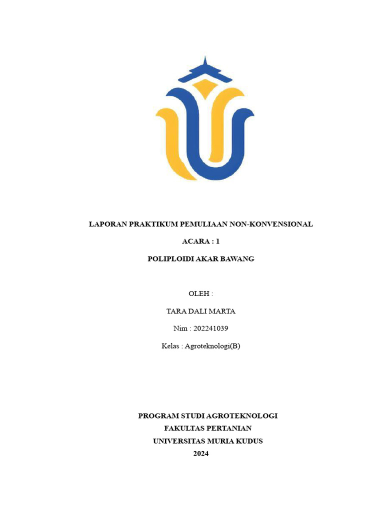 Poliploidi Akar Bawang dengan Kolkisin | PDF
