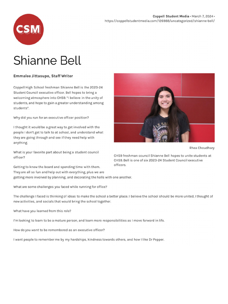 Shianne Bell | PDF