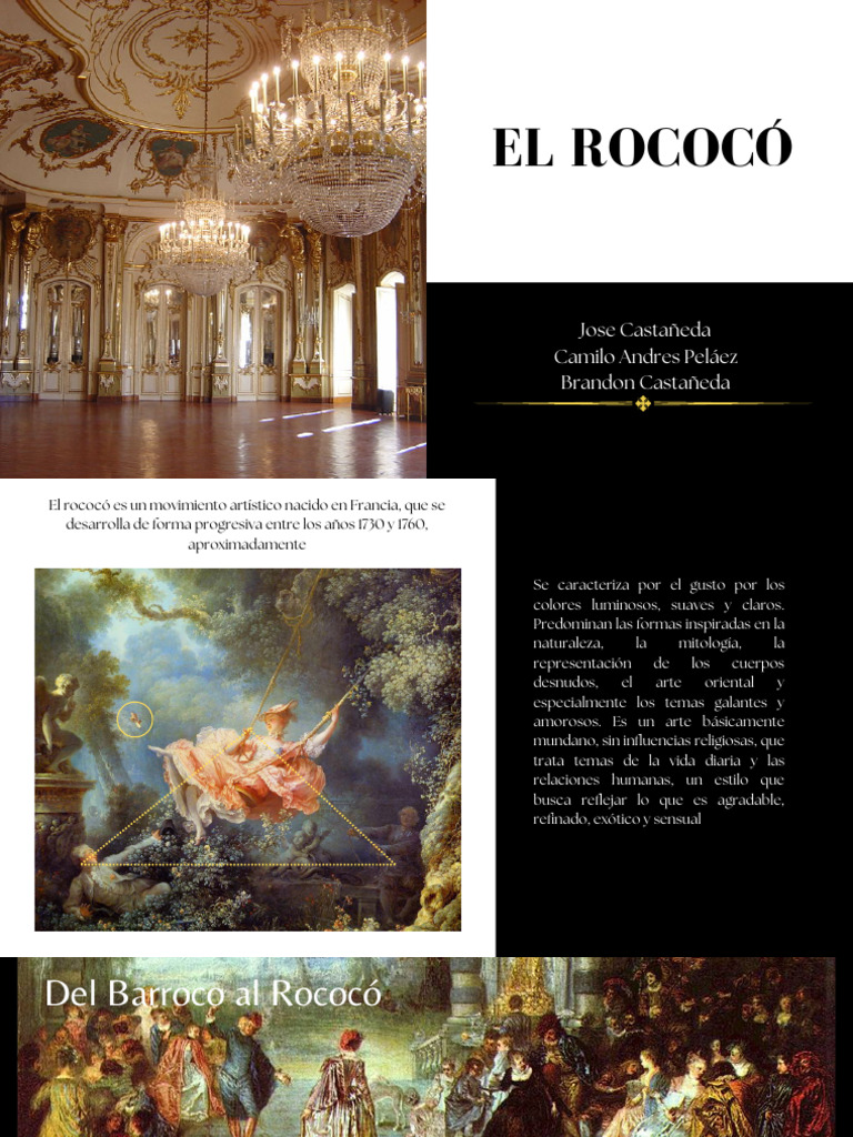 El Rococó | PDF | Las artes | Estilo