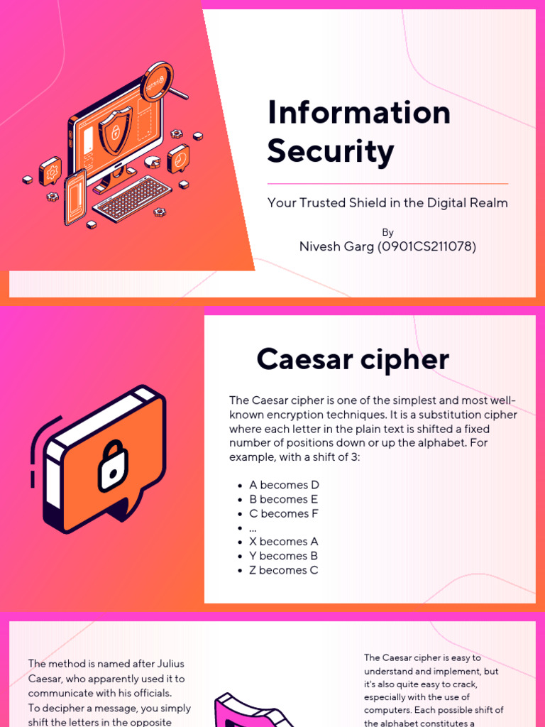 Information Security Pdf Computer Security Security