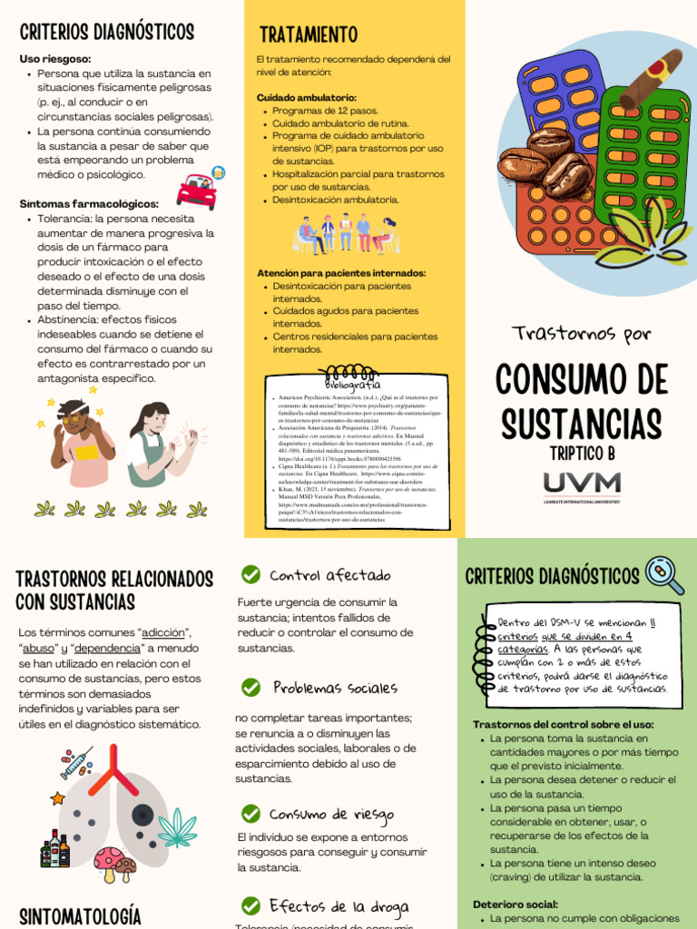 Tríptico T. Consumo de Sustancias #8 - 20240416 - 131544 - 0000 | Descargar gratis PDF ...