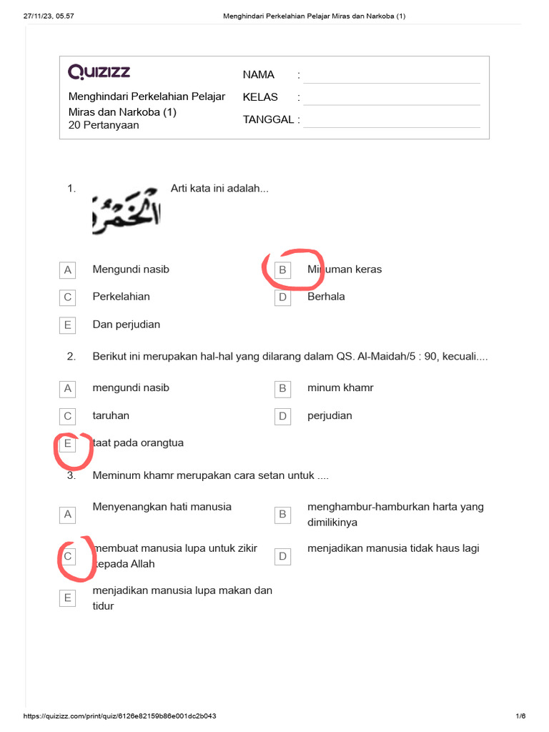 Menghindari Perkelahian Pelajar Miras Dan Narkoba Siap | PDF